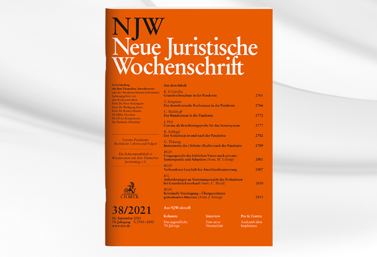 NJW-Abo: Jetzt kostenlos testen!